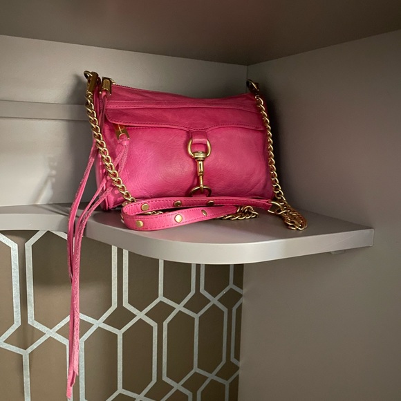Rebecca Minkoff | Bags | Rebecca Minkoff Pink Crossbody Purse Handbag ...